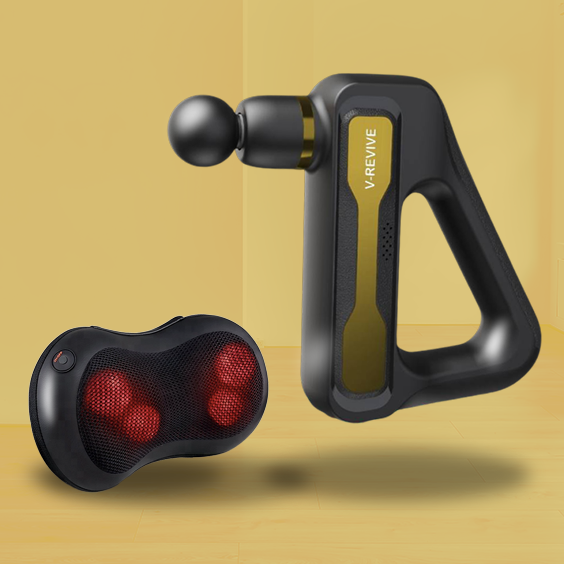 V-Back Pro & Muscle Gun Combo| Best Portable Relief Combo NZ | V-Revive